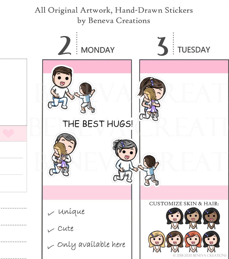 Child Greeting Stickers Hug Stickers mom Life - Etsy