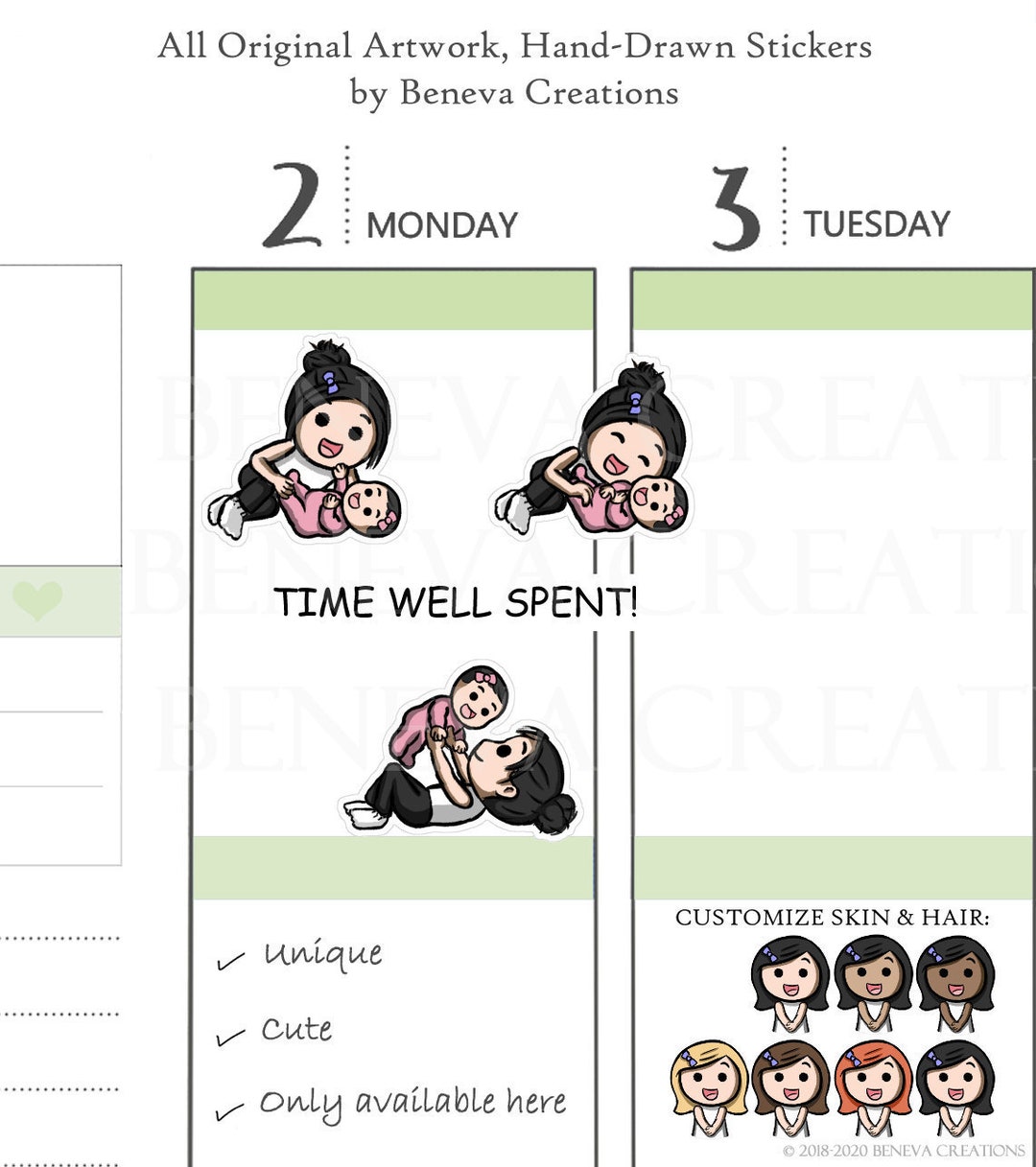 Playing With Baby - Tickling - Baby Stickers -mom Life Stickers ...