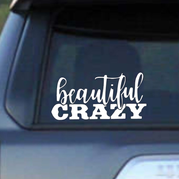 Crazy Car Decal - Etsy