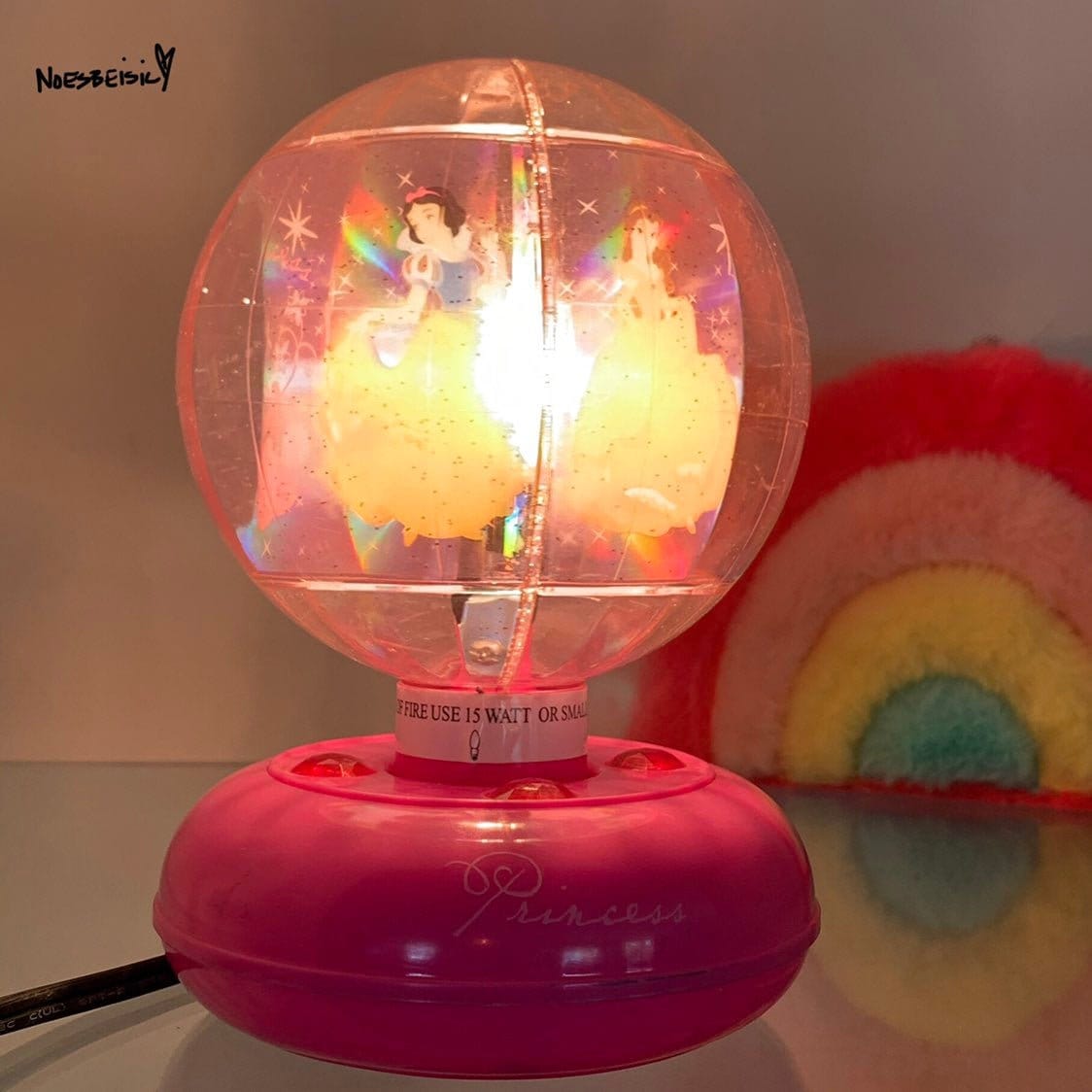 Rare Disney Princess Motion Night Light | Etsy