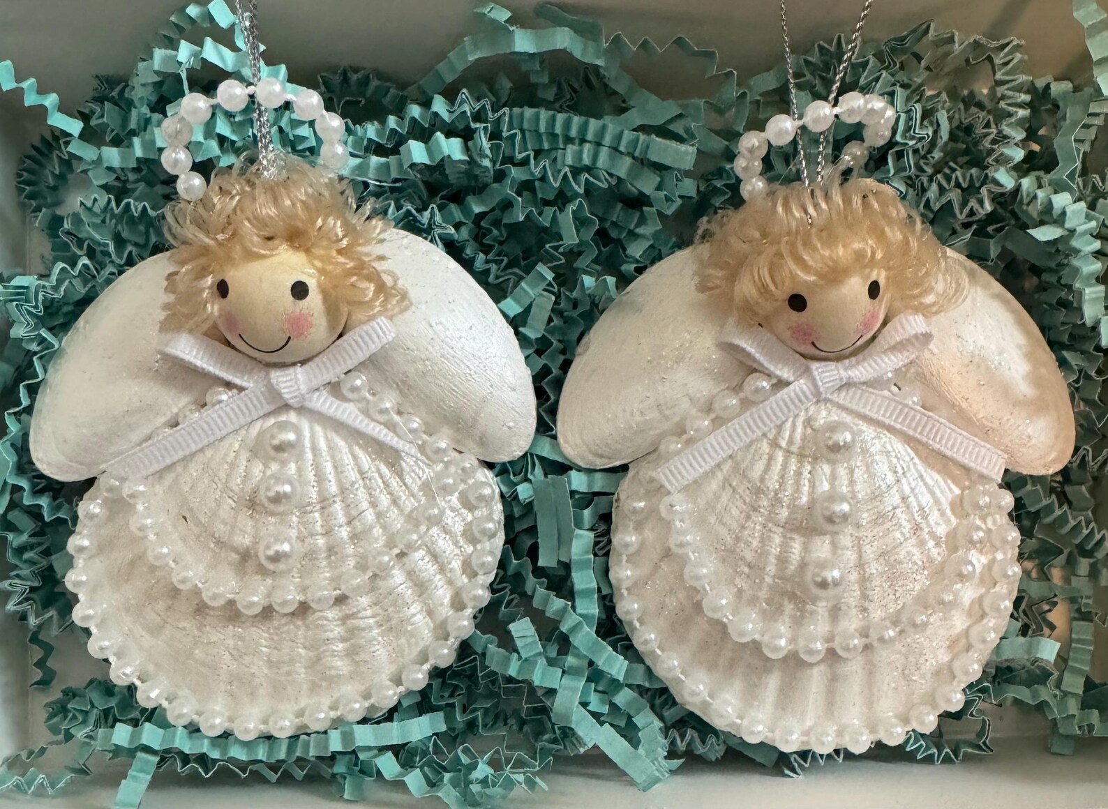 Seashell Angel Ornaments - Etsy