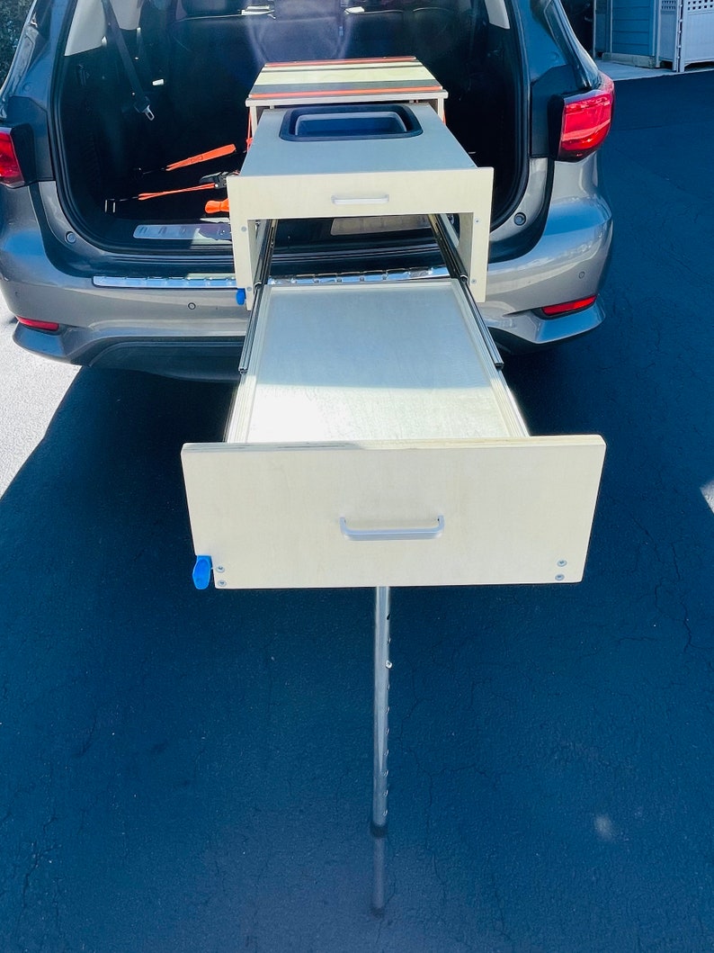 Vehicle Camping Table With Drawer: Overlanding Kitchen System - Etsy