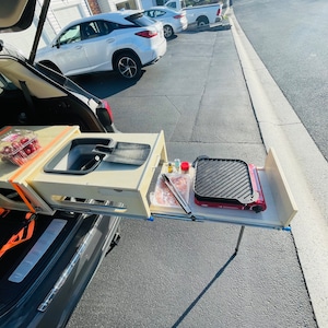 Vehicle Camping Table With Drawer: Overlanding Kitchen System - Etsy