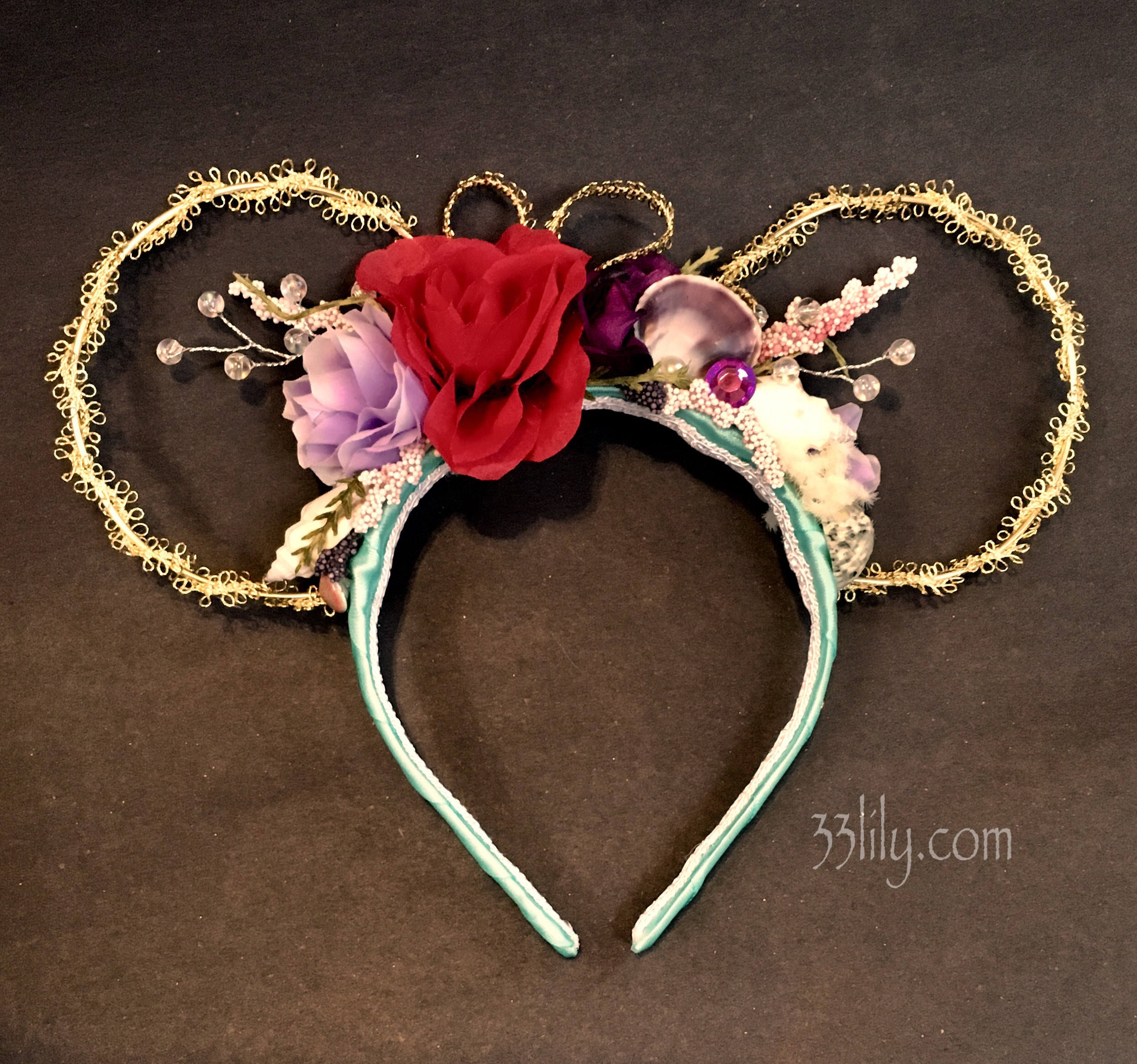 Little Mermaid Ears~ Ariel Ears ~ Minnie Ears ~ Mickey Ears ~ Disney ...