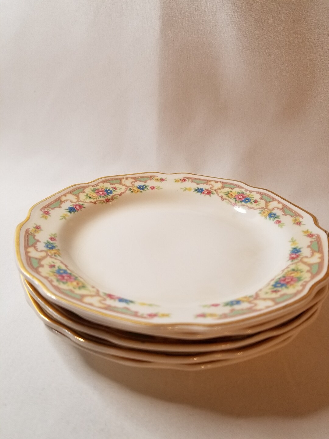 Vintage Mount Clemens Bread and Butter Plates; Mildred Pattern Mount ...