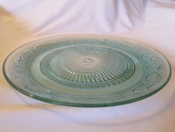 Sandwich Glass Plate Vintage Platter Glass Plates/Trays | Etsy