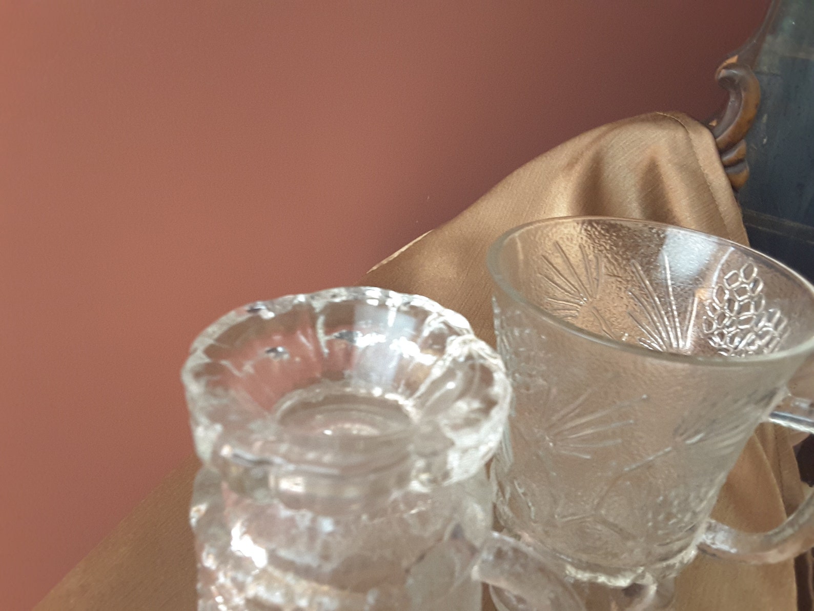 Vintage Tiara Glass Mugs, Ponderosa Pine Mugs, Tiara Glass Mugs, 2 - Etsy