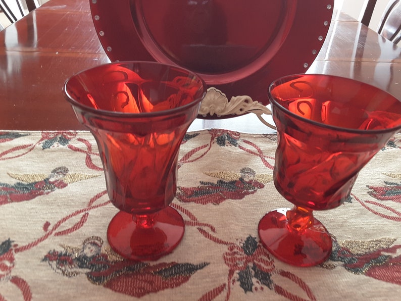 Vintage Fostoria Jamestown Ruby Red Glasses Ruby Red Glasses - Etsy Vintage Fostoria Jamestown Ruby Red Glasses Ruby Red Glasses - Etsy