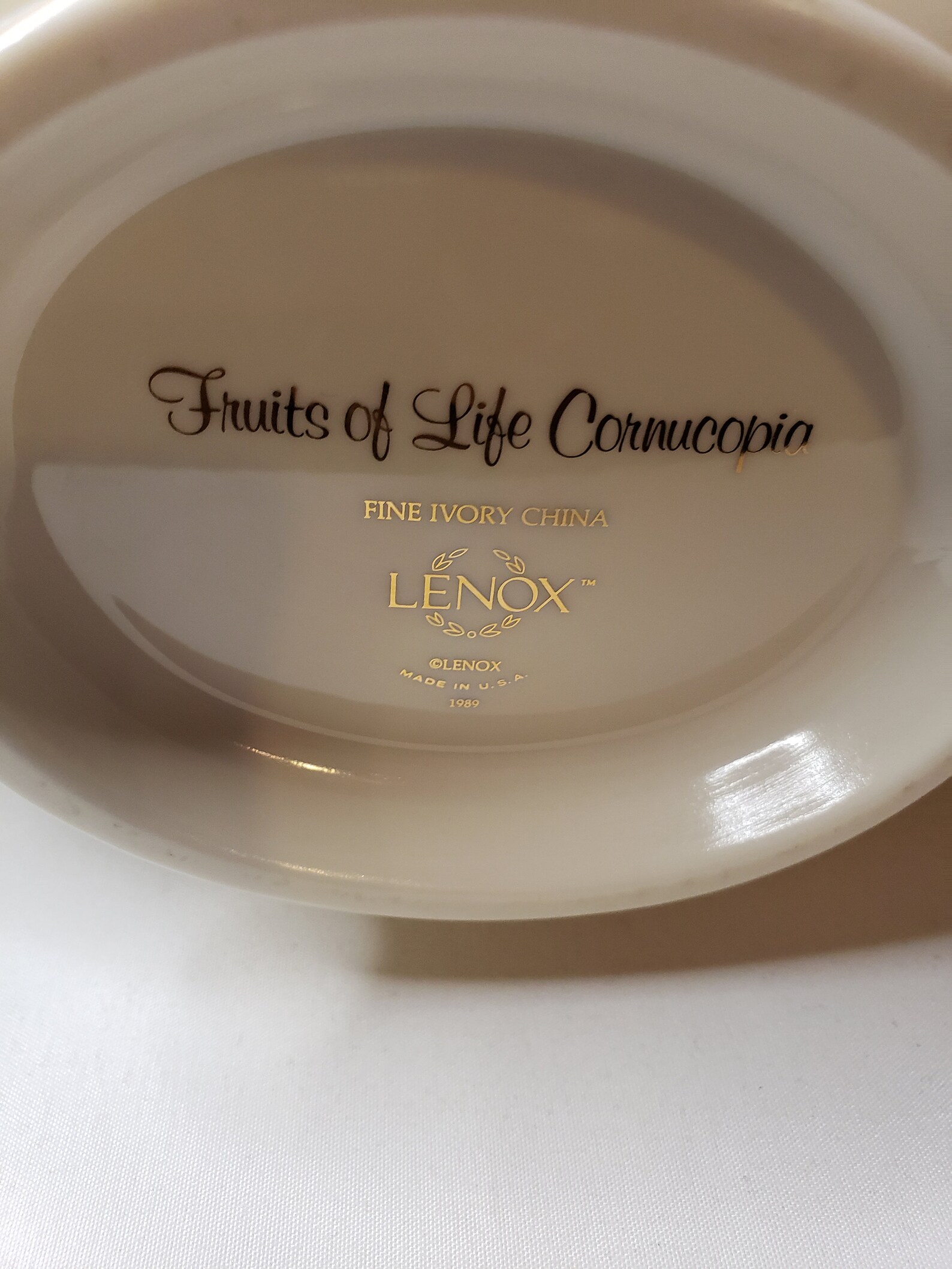 Lenox Fruit of Life Cornucopia; Vintage Lenox Bowl - Etsy