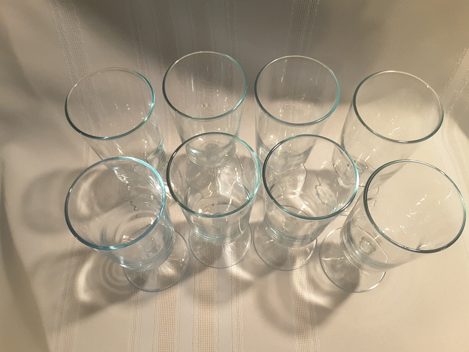 Vintage Sapphire Blue Stemware Duz Detergent Glasses Mid - Etsy