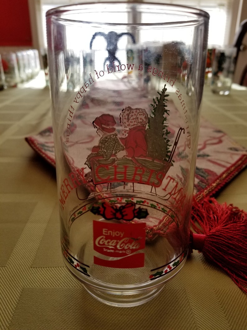Vintage Holly Hobbie Limited Edition Coke Glass American Etsy