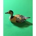 Vintage Mustard Yellow Mallard Duck Figurine Black Feathers Pencil ...