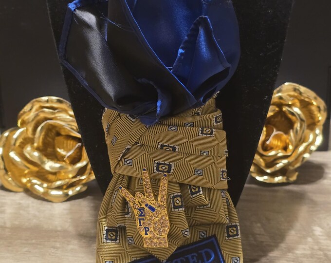 Sigma Gamma Rho Inspired Embellished Custom Tie for Women - Etsy