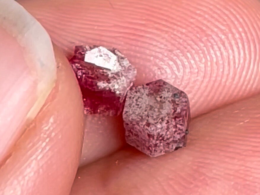 PAIR of TABULAR Red Beryl Ruby Violet Claims, Beaver County, Utah - Etsy