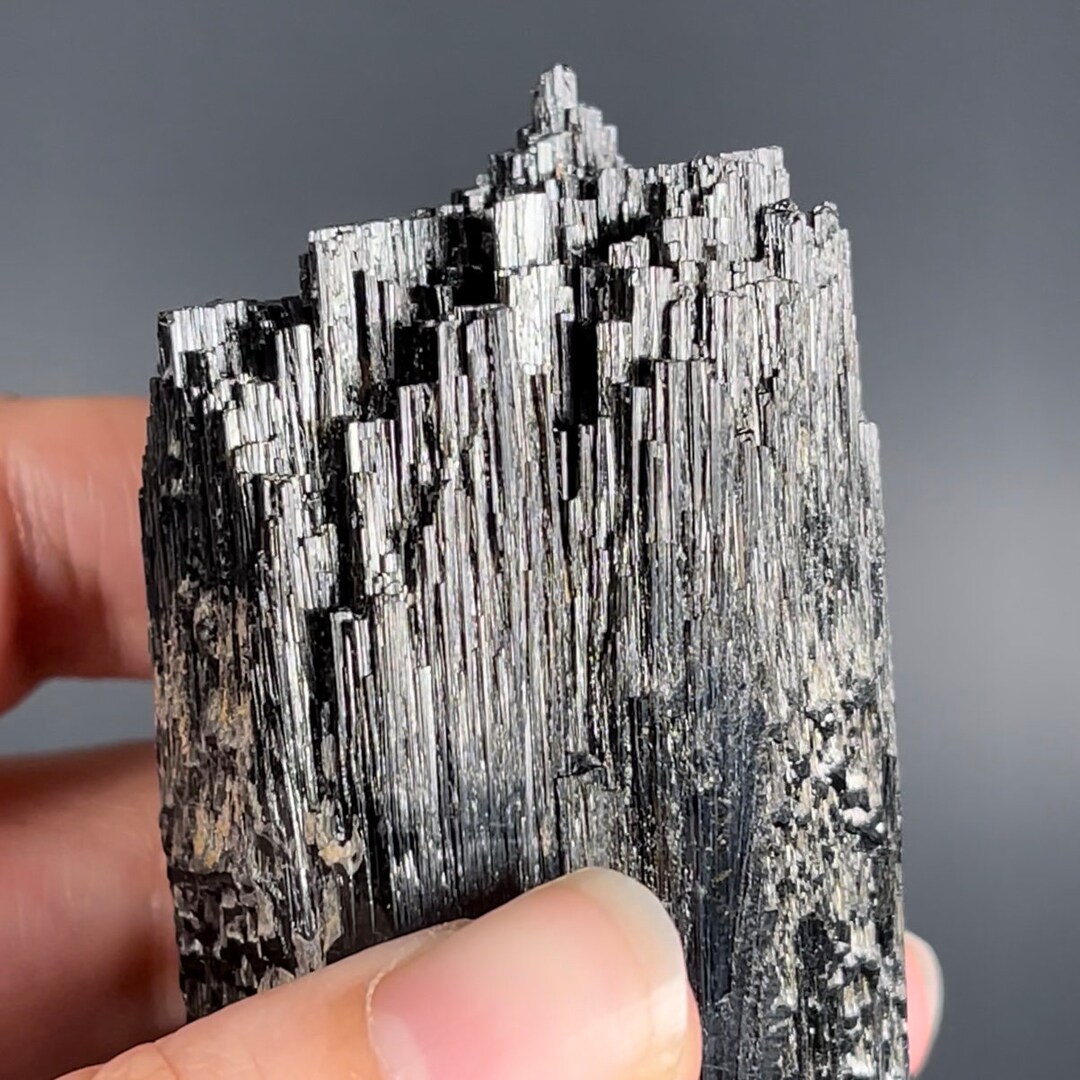 HUGE 18CM! Erongo Tourmaline Var SCHORL With Hyalite Opal & Quartz ...