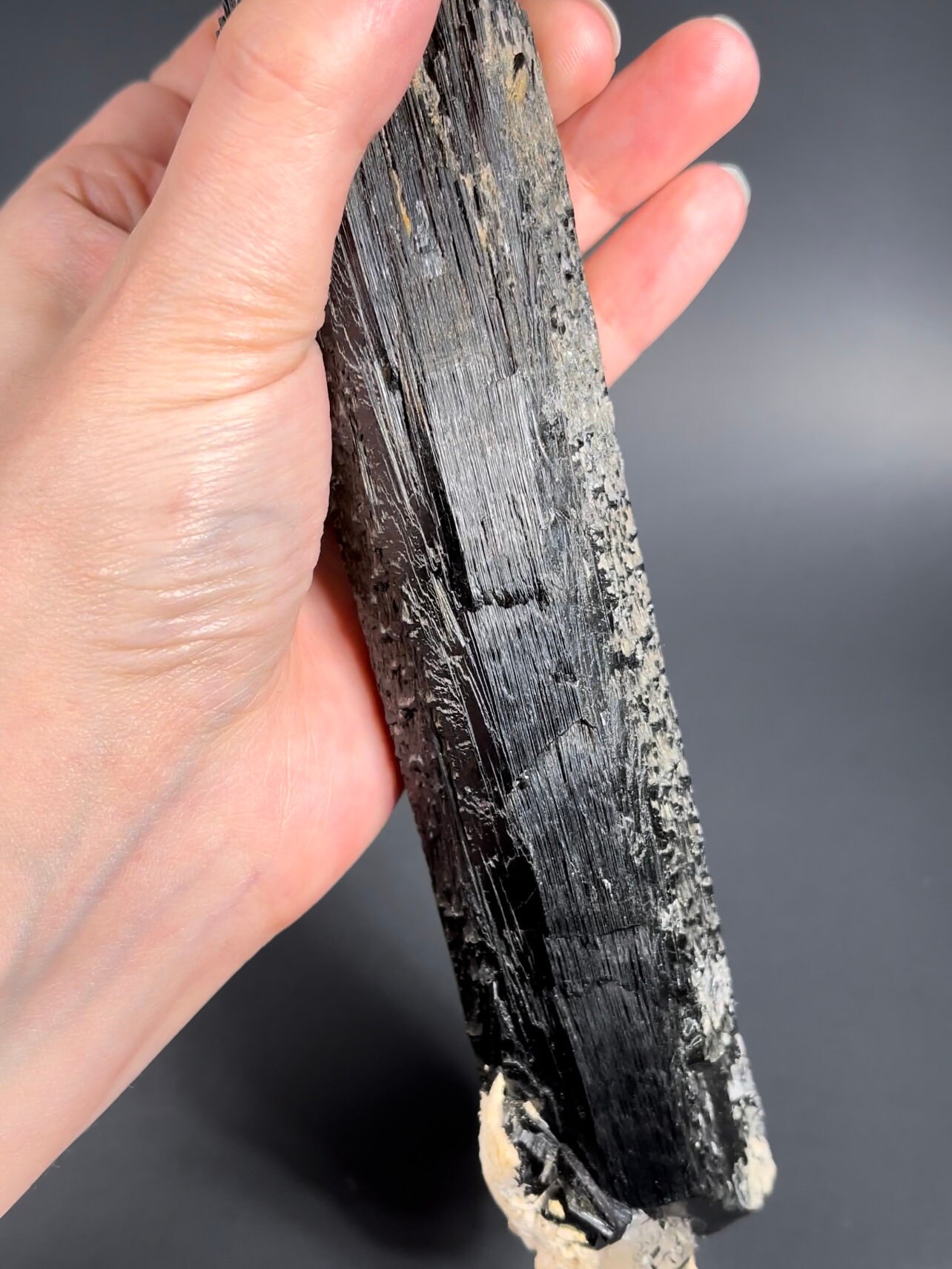 HUGE 18CM Erongo Tourmaline Var SCHORL With Hyalite Opal & - Etsy