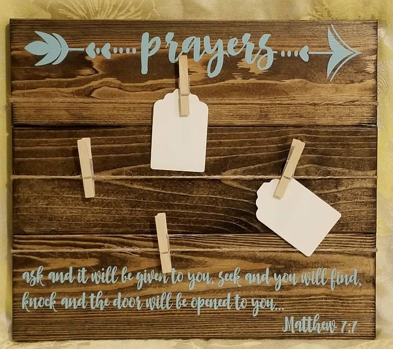 Personal Prayer Board With Scripture - Etsy