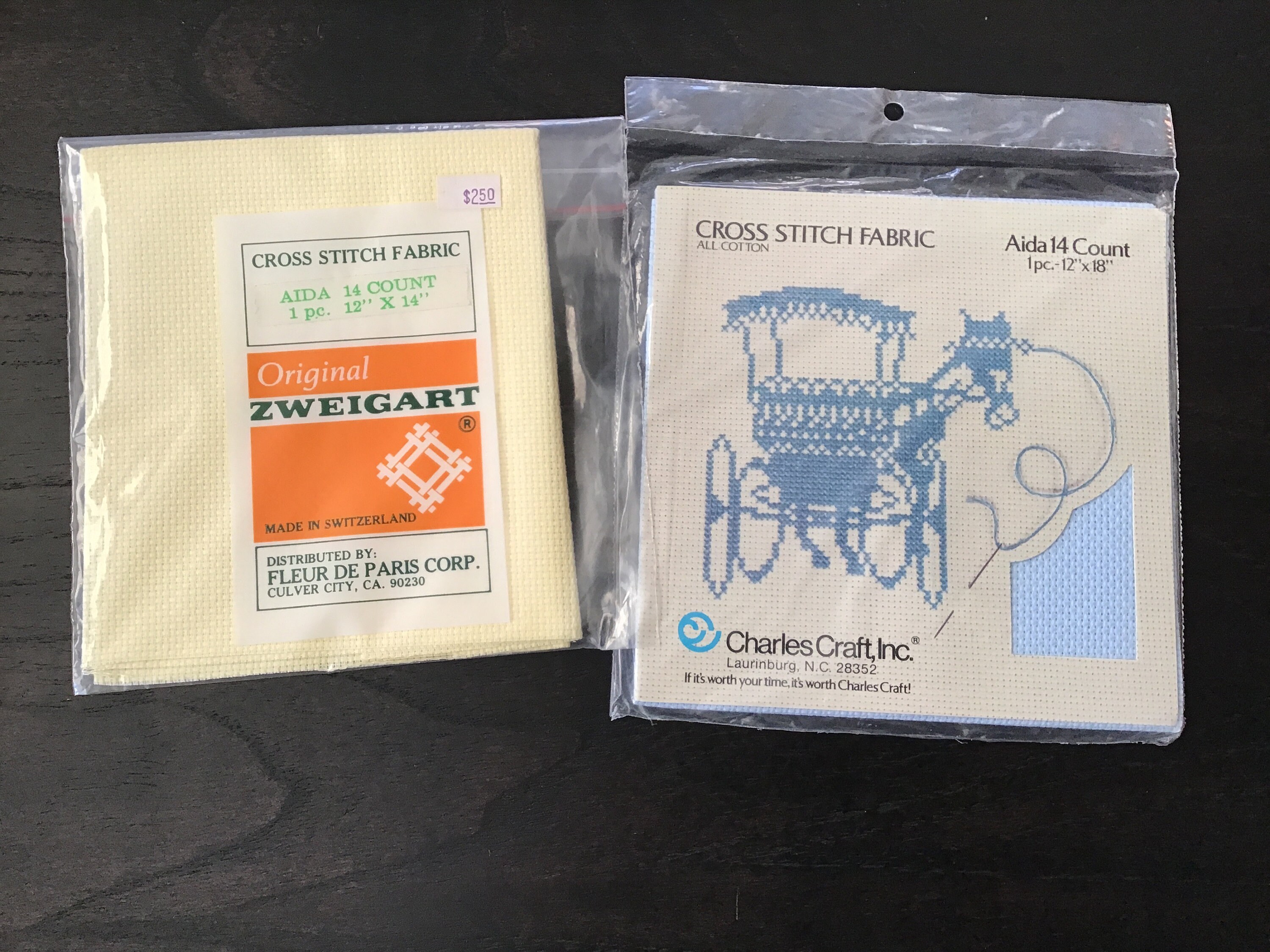 Charles Craft/zweigart Cross Stitch Fabric, New and Unopened - Etsy
