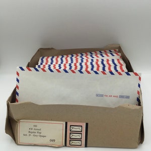 LOT/5 Vintage Airmail Envelopes, New Old Stock, 1960s - Etsy