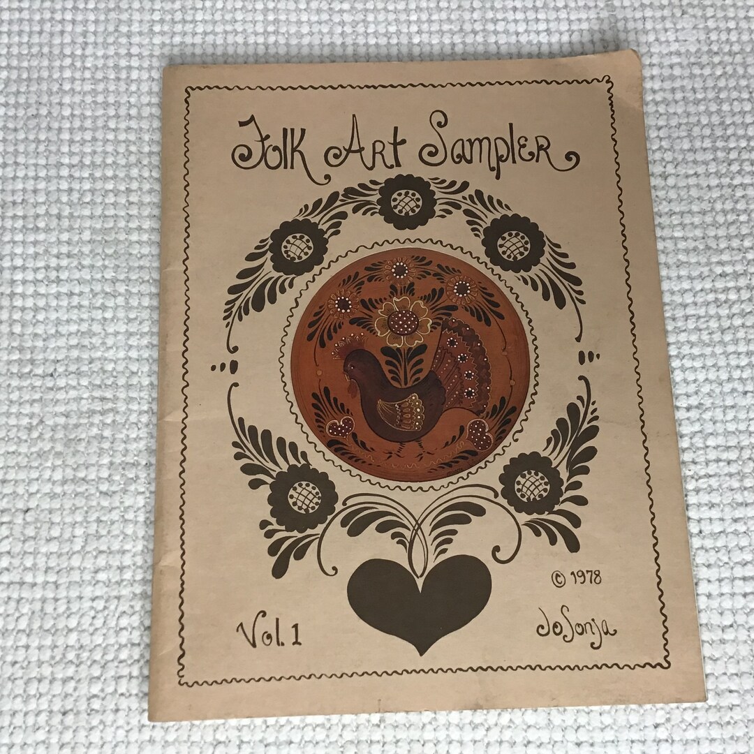 Folk Art Sampler, by Jo Sonja, Vol. 1, 1978 - Etsy