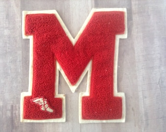 Varsity letter m | Etsy