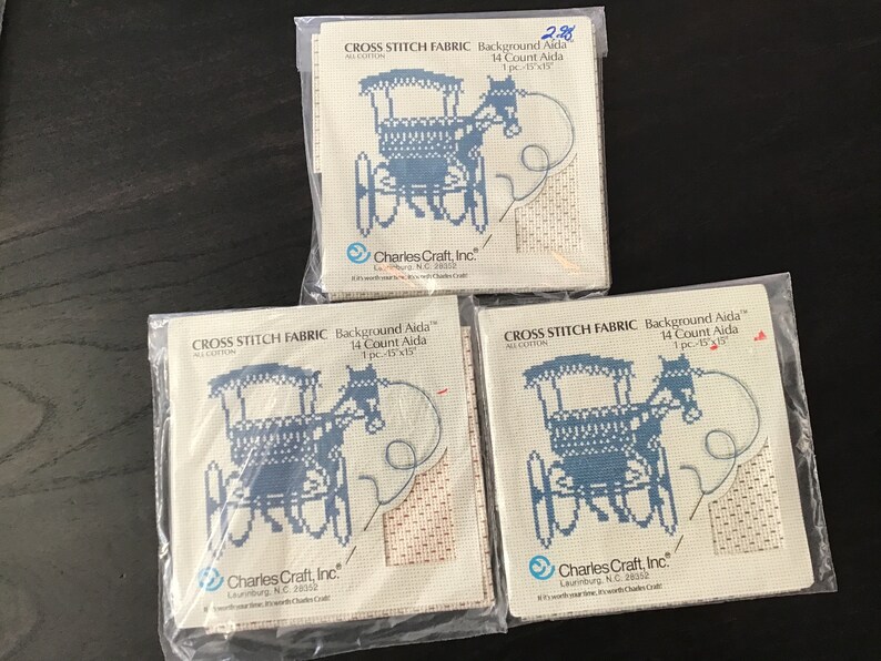 Charles Craft/zweigart Cross Stitch Fabric, New and Unopened - Etsy