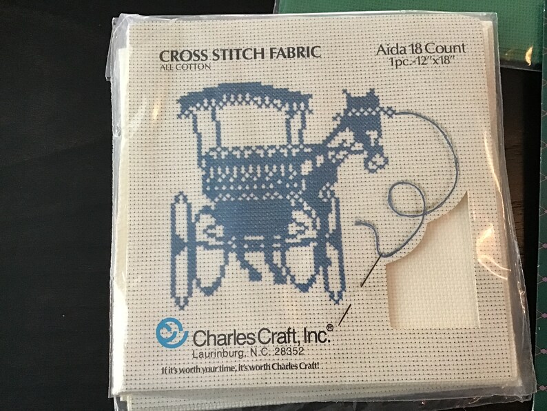 Charles Craft Aida 18ct Cross Stitch Fabric, New and Unopened Package ...