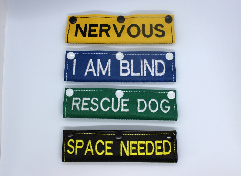 Dog Lead Sleeve Wrap Warning Lead Wrap, Space Needed, Nervous Dog ...