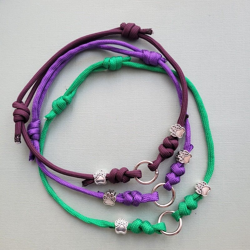 Dog House Collar Purple - Etsy UK