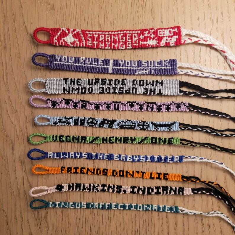 Stranger Things Bracelets - Etsy