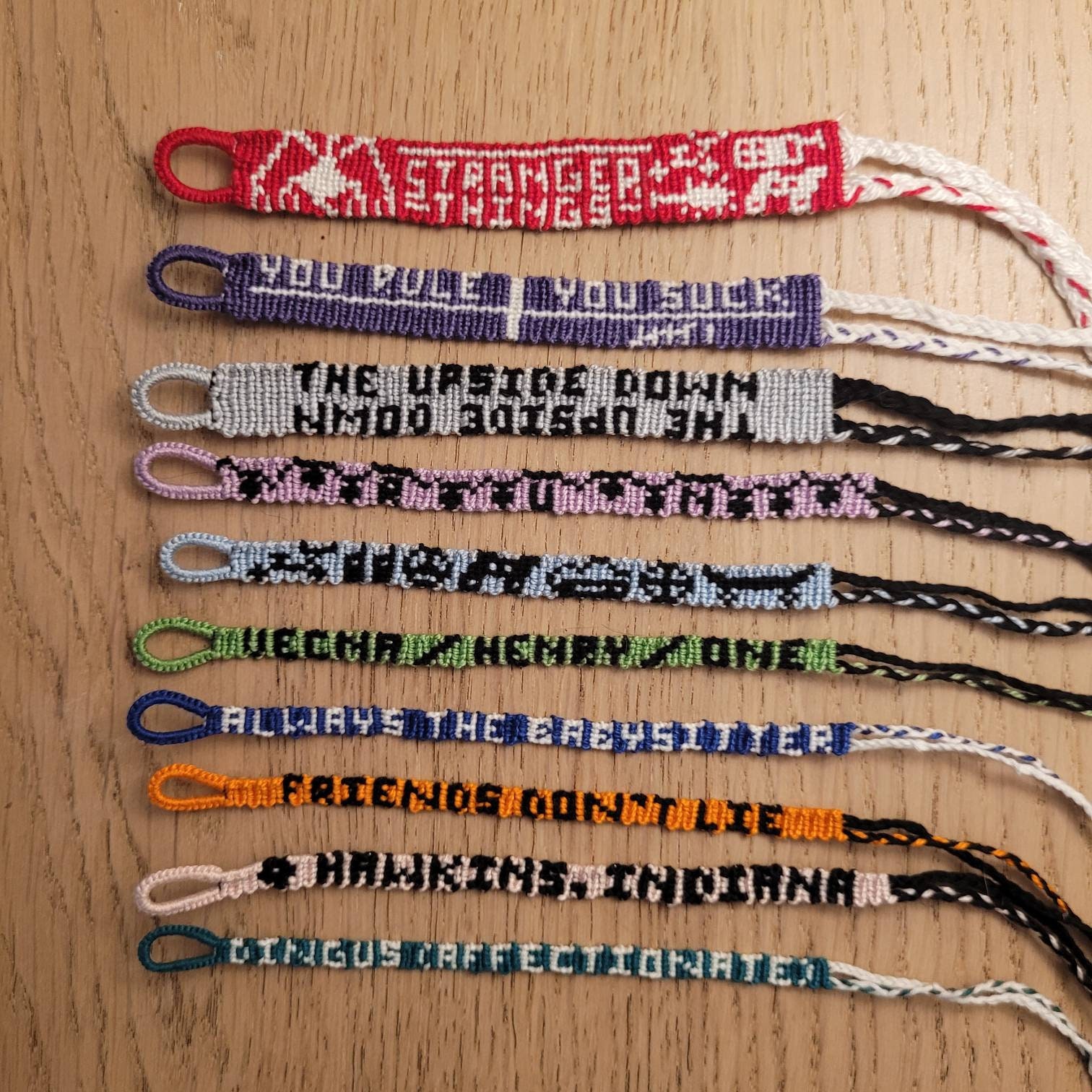 Stranger Things Bracelets - Etsy