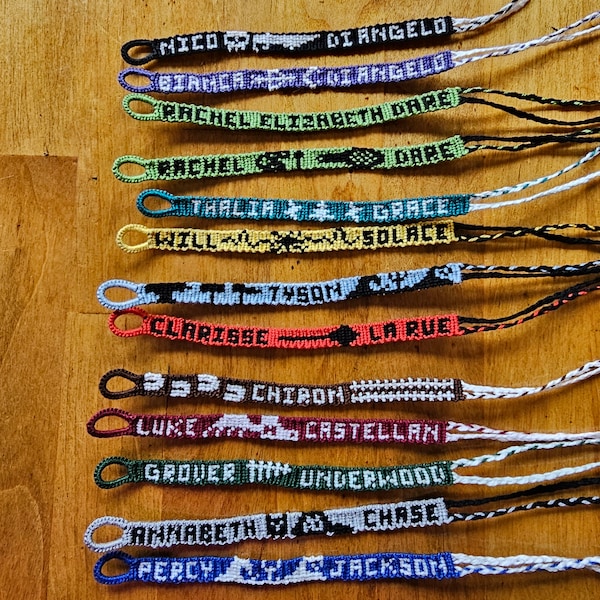Percy Jackson Friendship Bracelets - Etsy