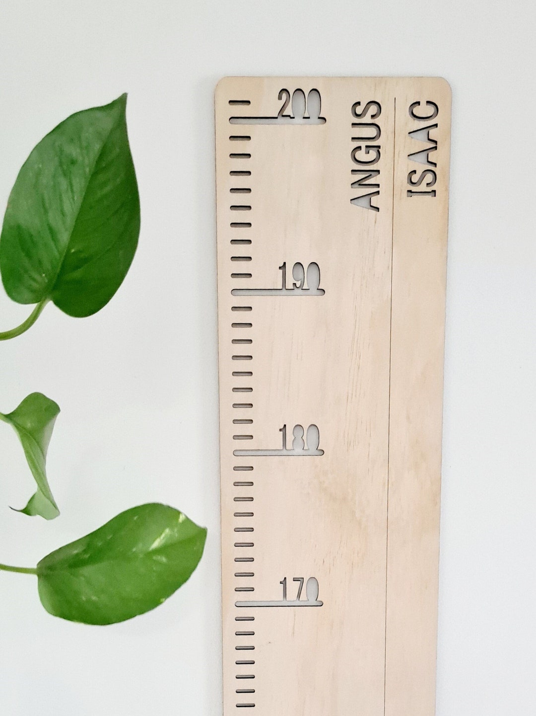 DUAL Chart With LINE | Plywood | Handmade and Personalised | Family ...