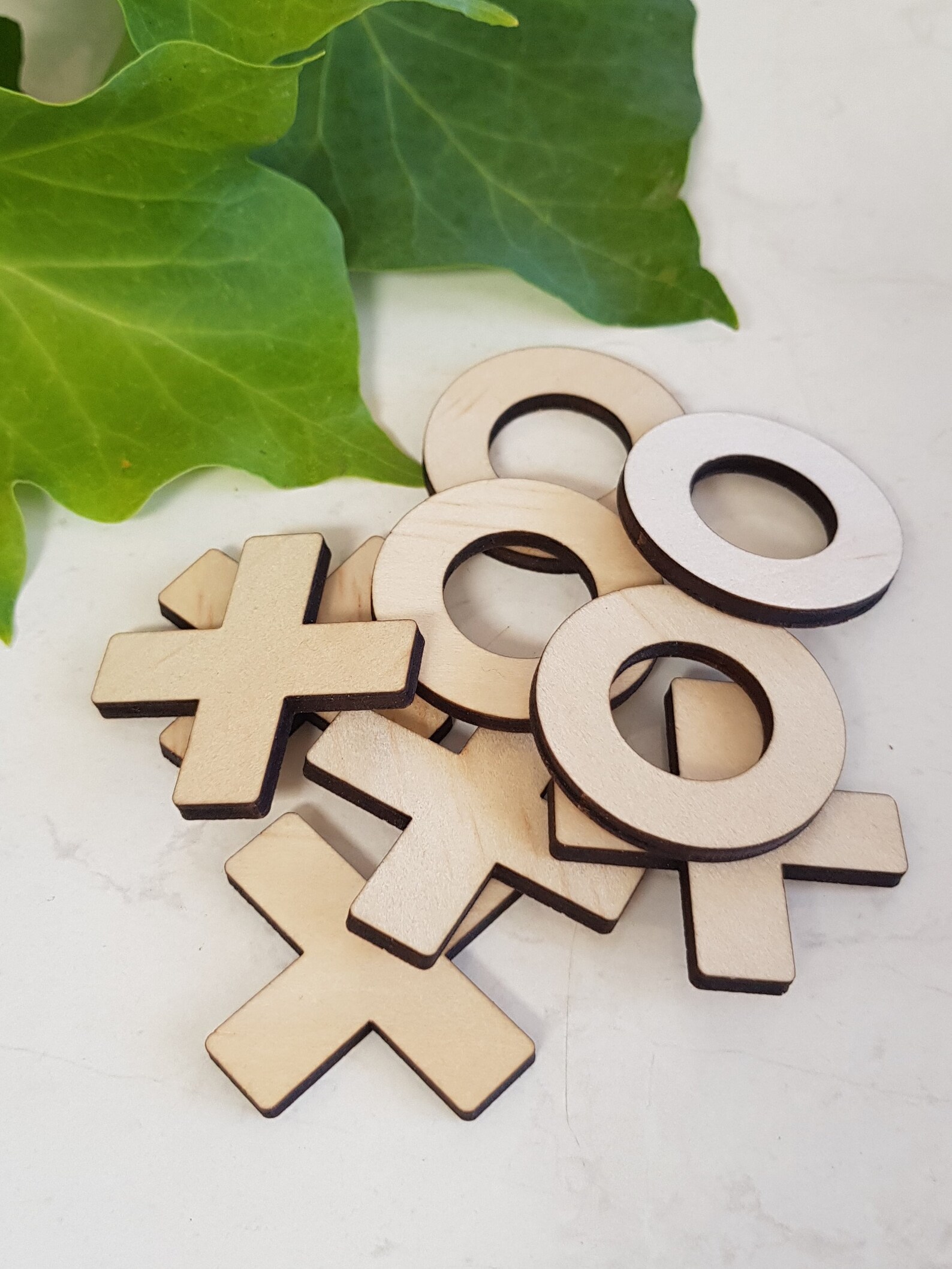 Tic Tac Toe Noughts and Crosses Personalised Lasercut - Etsy