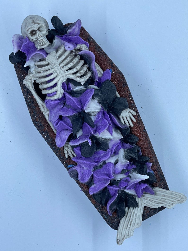 3D Printed 1 Piece Hybrid Walled Coffin Bath Bomb Mold - Etsy