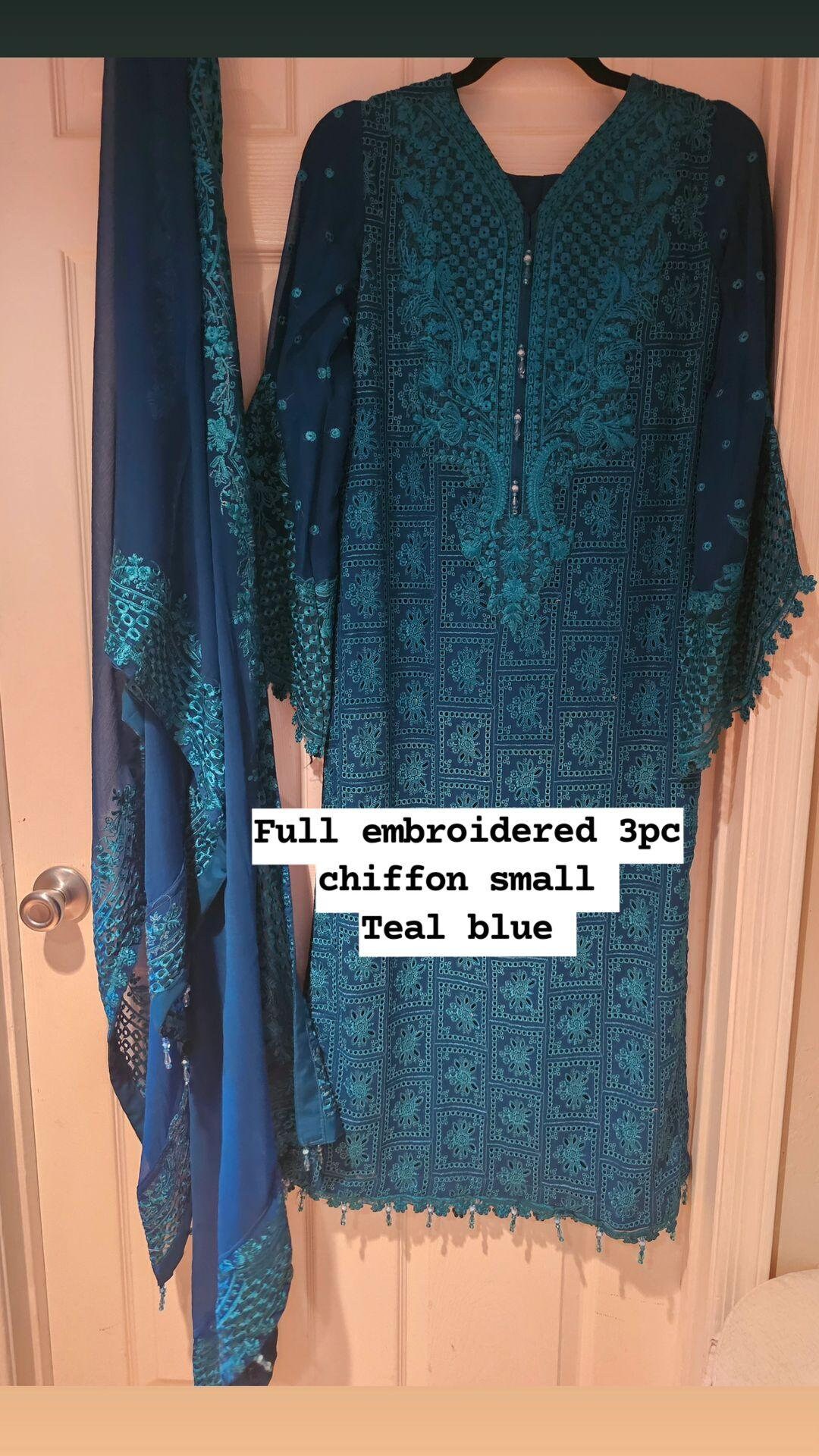 Pakistani Shalwar Kameez, Kurta, Tunic, Shirt, Top, Kurta, Embroidered ...