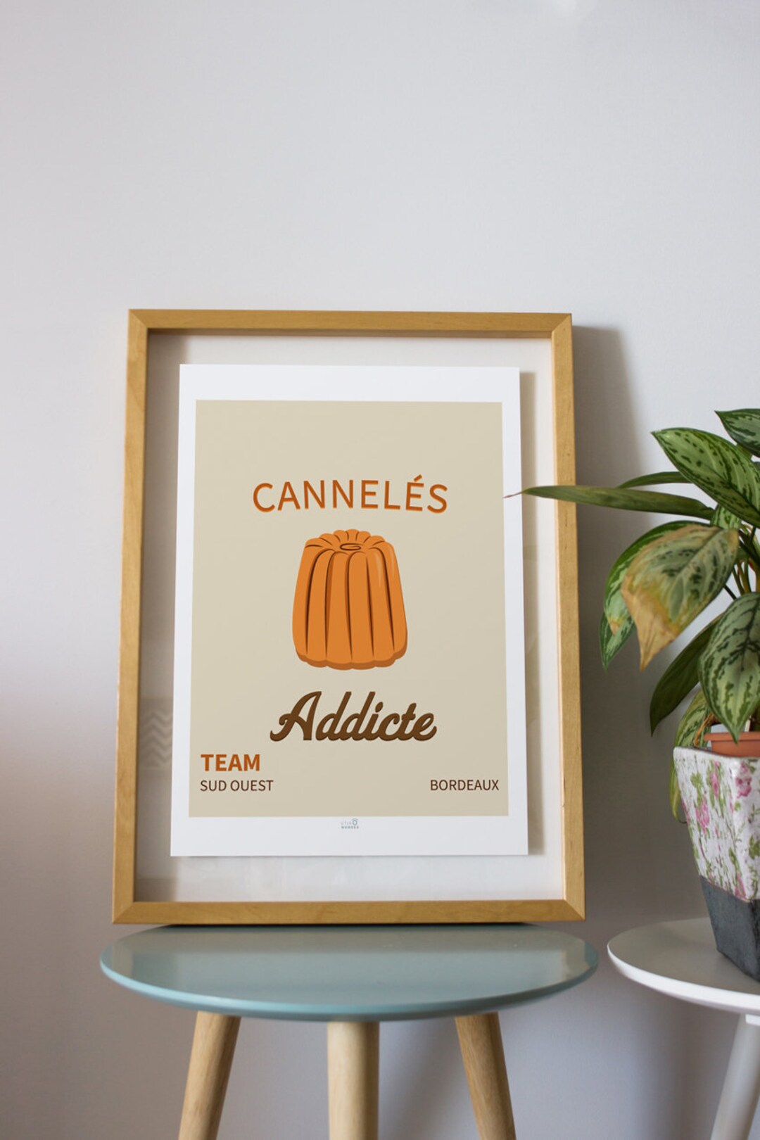 Vintage Poster CANNELE ADDICTE - Etsy