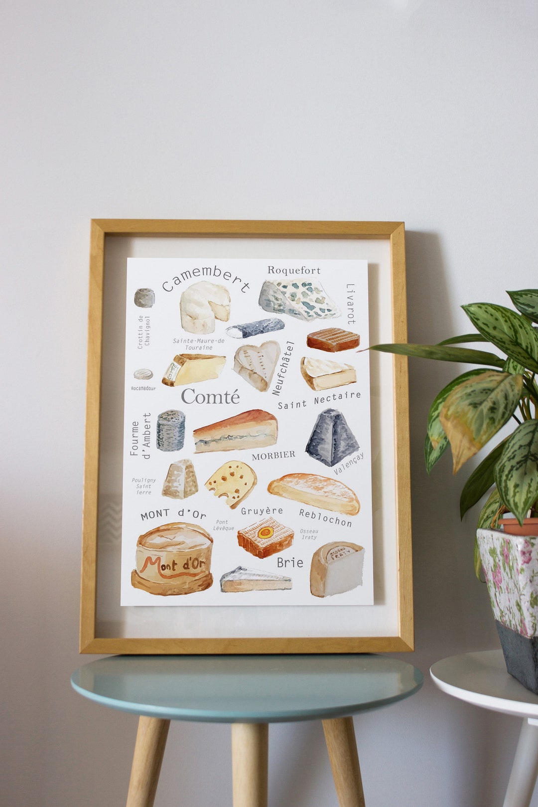Poster Cheeses of France / PRINTABLE / TO DOWNLOAD - Etsy