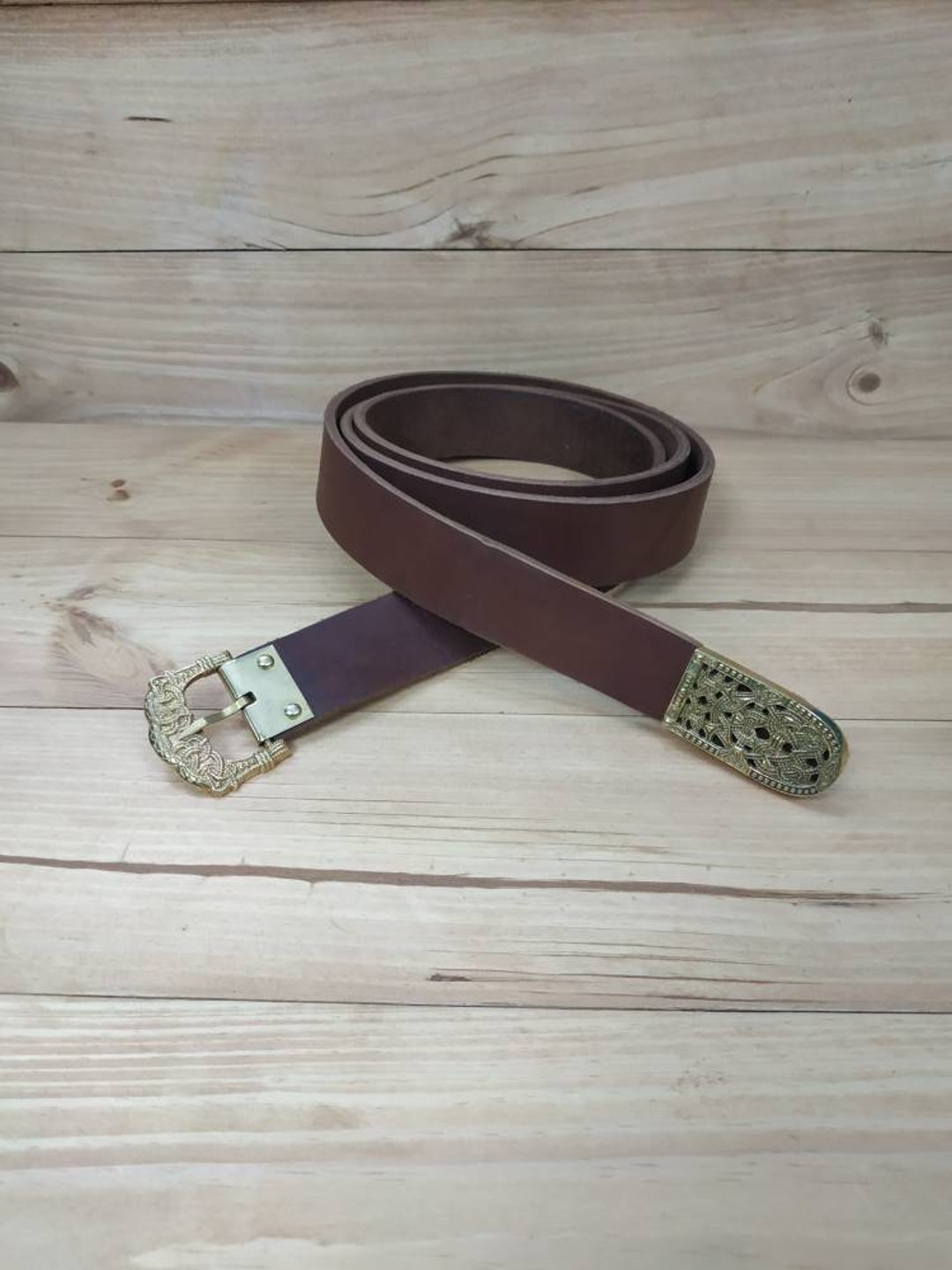 Historical Belt 9th Century - Vikings Belt Early Medieaval Men's Belt ...