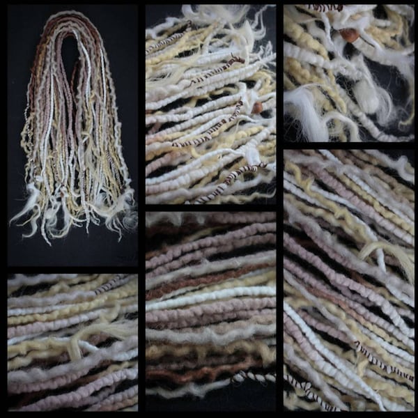 Wool Dreadlock Extensions - Etsy