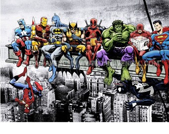 Skyscraper print | Etsy