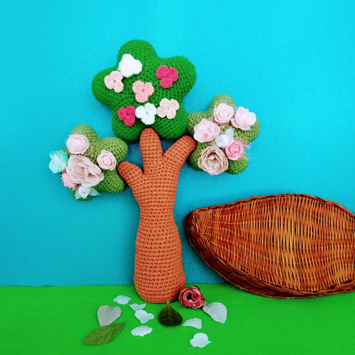 Crochet Pattern for Tree, Blossom Tree, Amigurumi Flowering Tree, Ideas ...