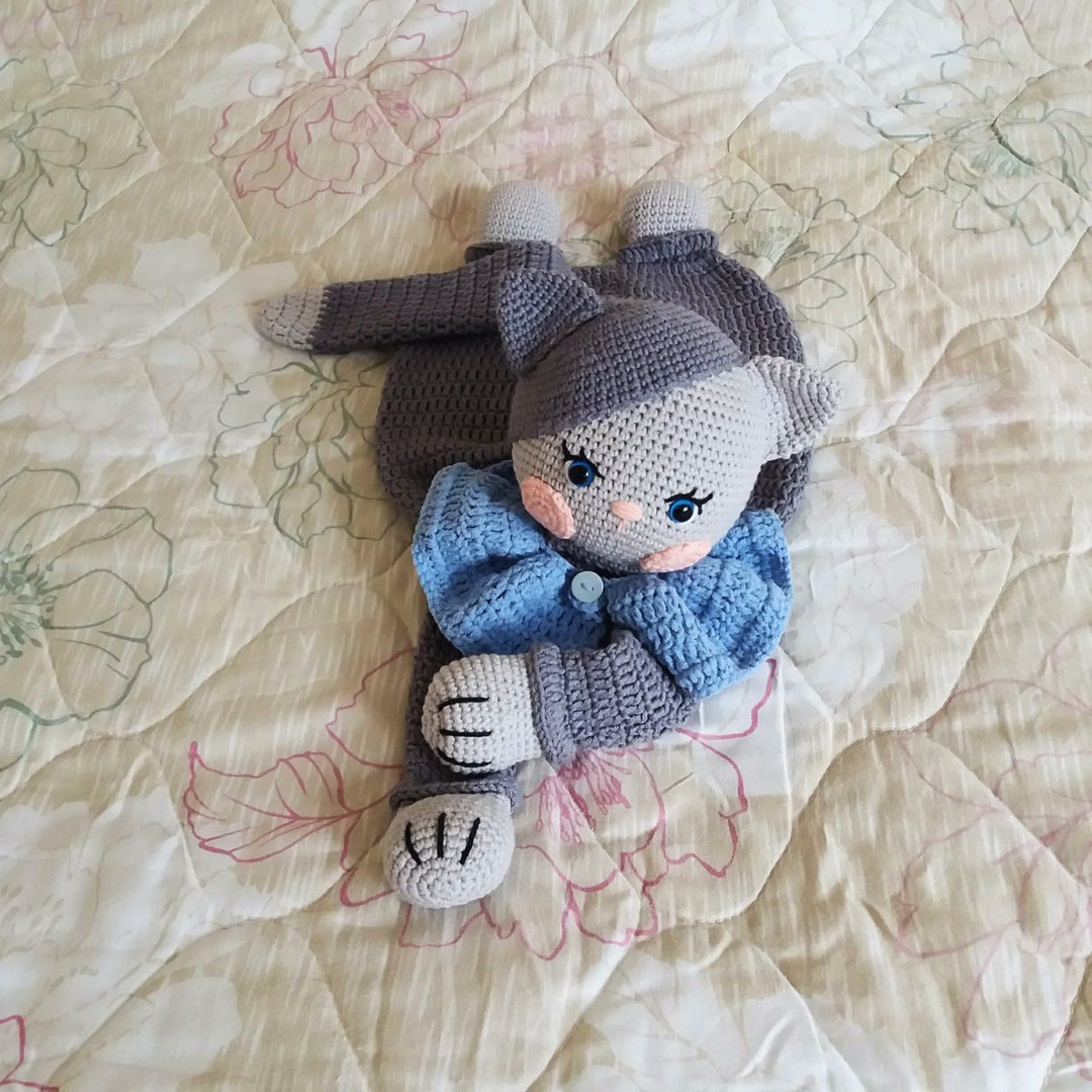 Crochet Pattern for Lovey Cat, Amigurumi Comforter Cat, Cuddle Toy Cat ...