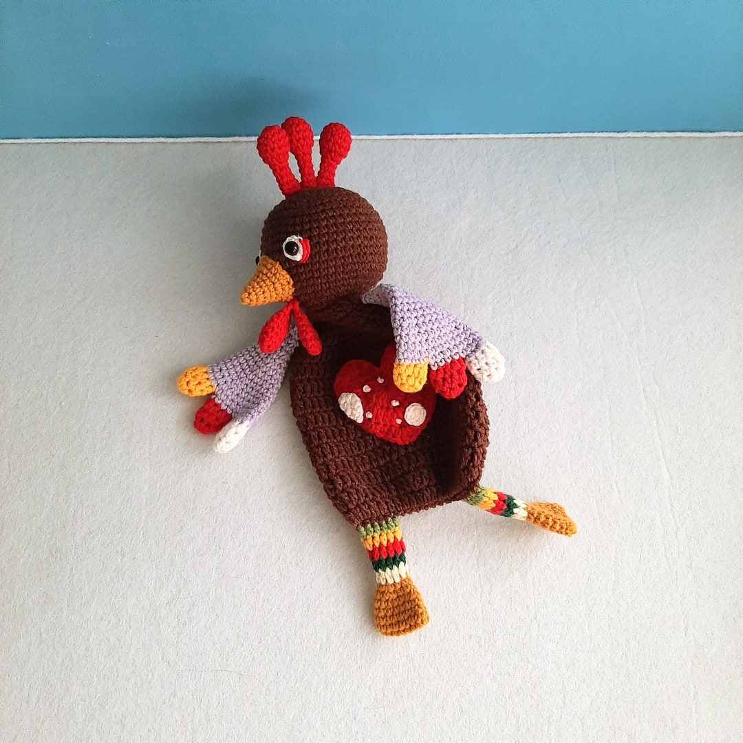 Crochet Lovey Chicken Pattern, Amigurumi Cuddle Toy (PDF Pattern) - Etsy