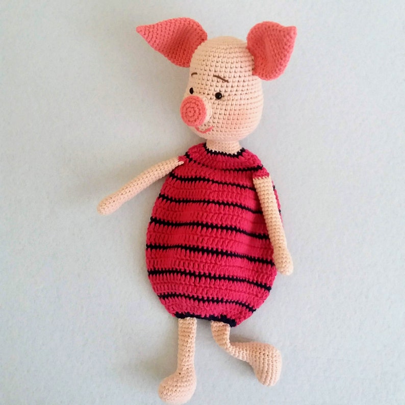 Crochet Piglet Lovey Pattern, Amigurumi Pig Toy (PDF Pattern) - Etsy UK