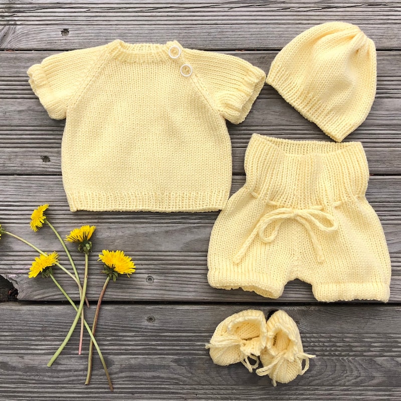 Baby Yellow Romper - Etsy