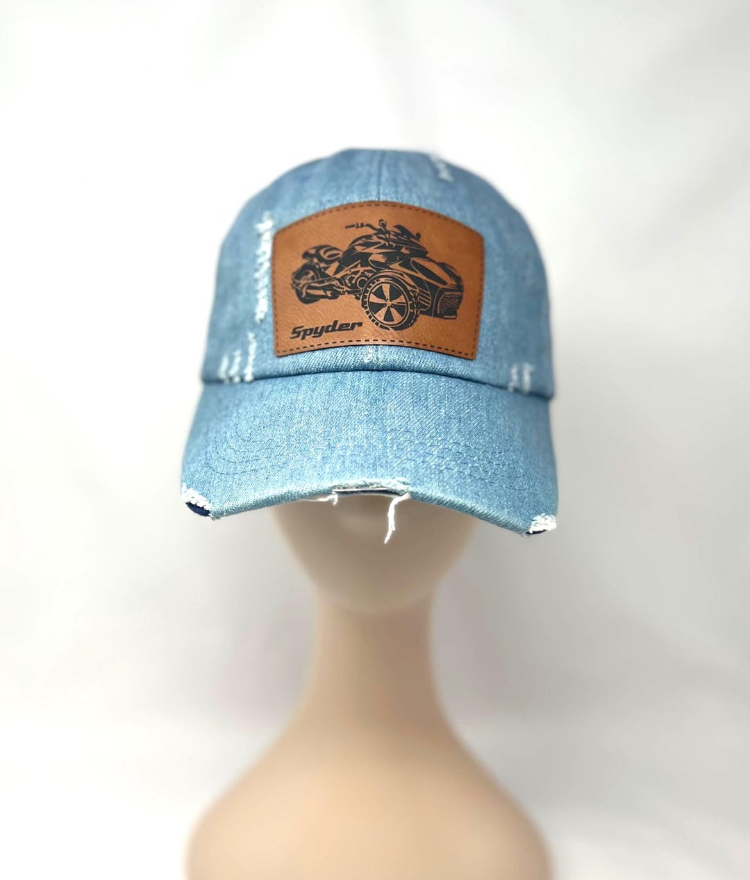 Cap / Baseball Hat / Adult / Canam Spyder F3 - Patch on Distressed ...