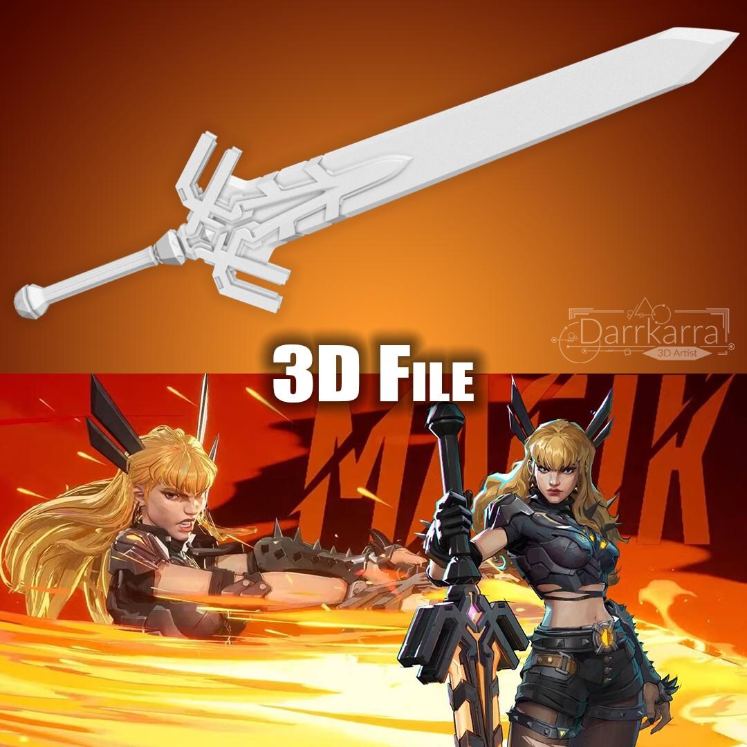 Magik Sword Marvel Rivals Stl Files Etsy