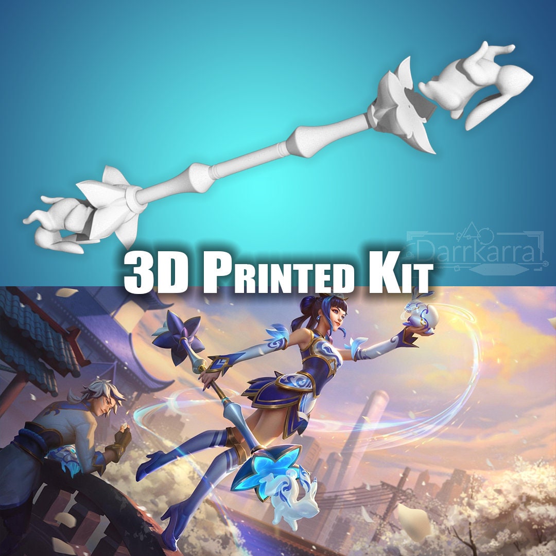 Porcelain Lux League of Legends 3D Printed Kit - Etsy