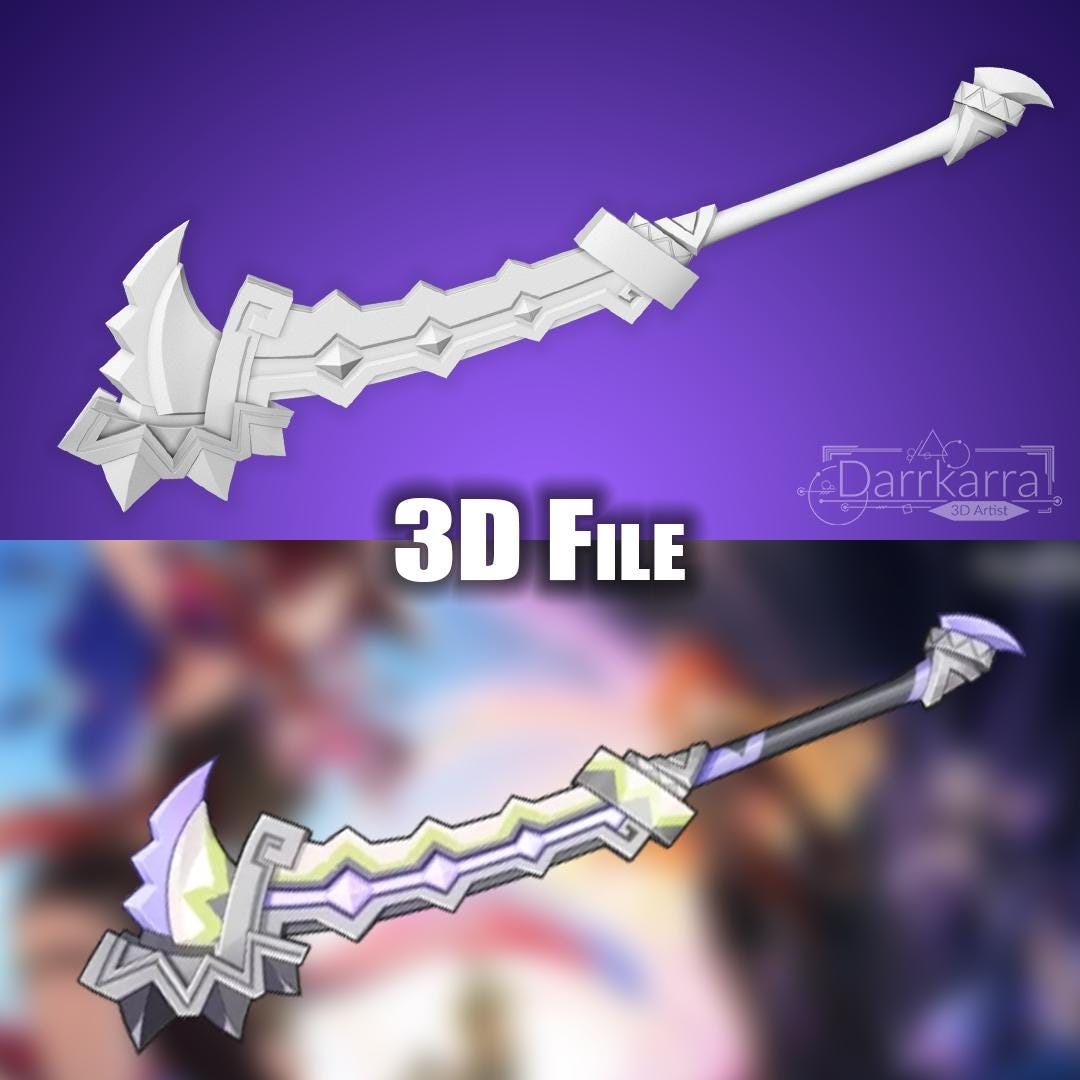 Sturdy Bone Sword Genshin Impact STL File - Etsy